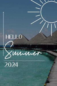 Hello Summer Poster Template | PosterMyWall