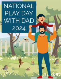 National Play Day With Dad Template | PosterMyWall