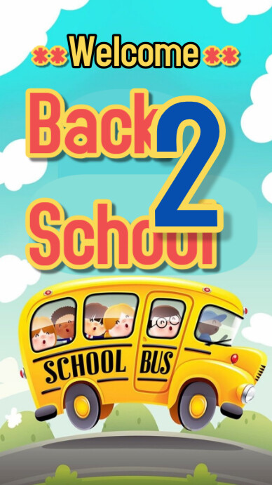 Copy of Aqua Illustrative Welcome Back 2 School Instagram Story | PosterMyWall
