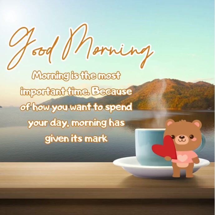 Aqua Joyful Good Morning Instagram Post Template | PosterMyWall