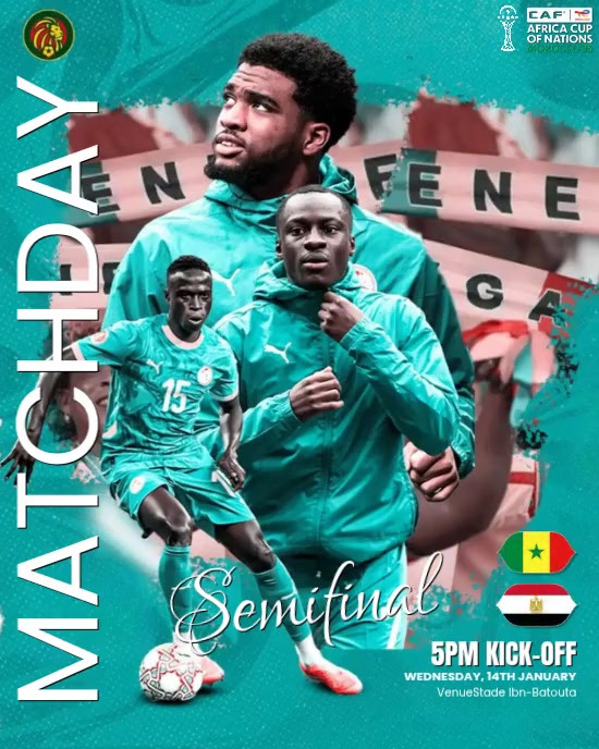 Aqua Maksimalis Senegal Vs Egypt Afcon Semifinal Match Day Instagram ...