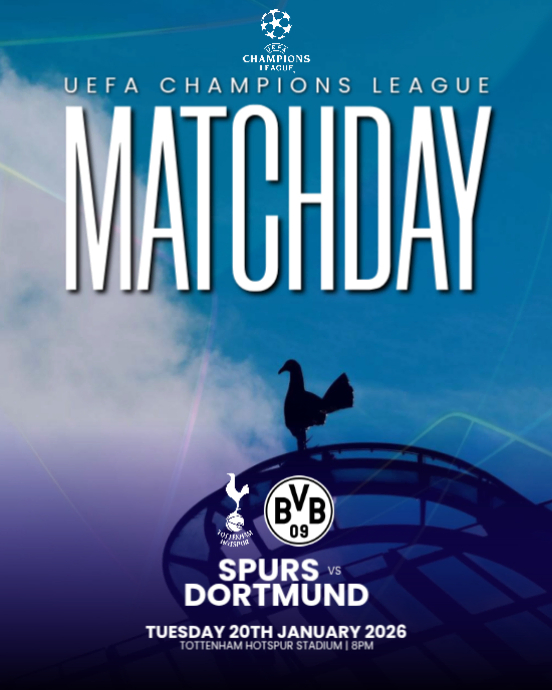 Aqua Maksimalis Tottenham Vs Dortmund Champions League Instagram ...