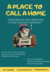 homeless shelter flyer Template | PosterMyWall