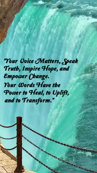 Aqua Maximalist Inspirational Quote Instagram Reel Template | PosterMyWall