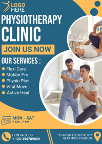 Physiotherapy CLINIC Template PosterMyWall Physiotherapy CLINIC Template PosterMyWall