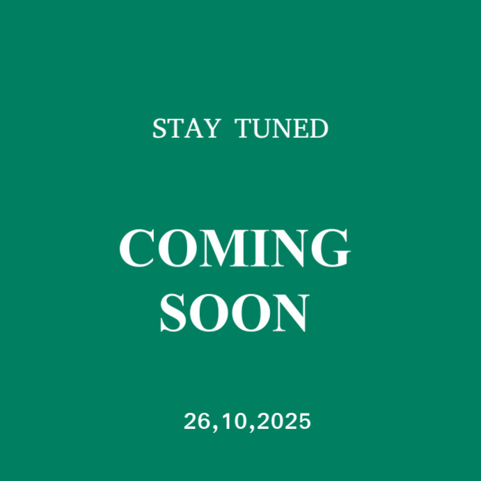 Aqua Maximalist Stay Tuned Coming Instagram Post Template | PosterMyWall