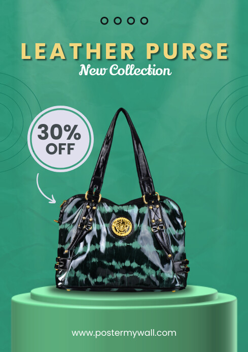 Copy of Aqua Modern & Minimal Bag Sale A4 | PosterMyWall