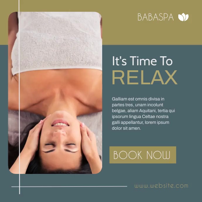 Aqua Modern & Minimal Beauty Spa Advertisemen Template | PosterMyWall