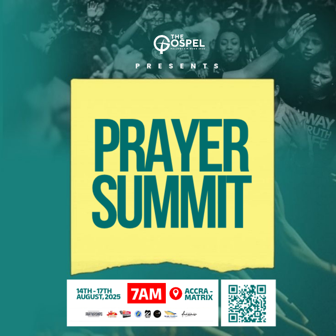 Copy of Aqua Modern & Minimal Prayer Summit Instagram Post | PosterMyWall