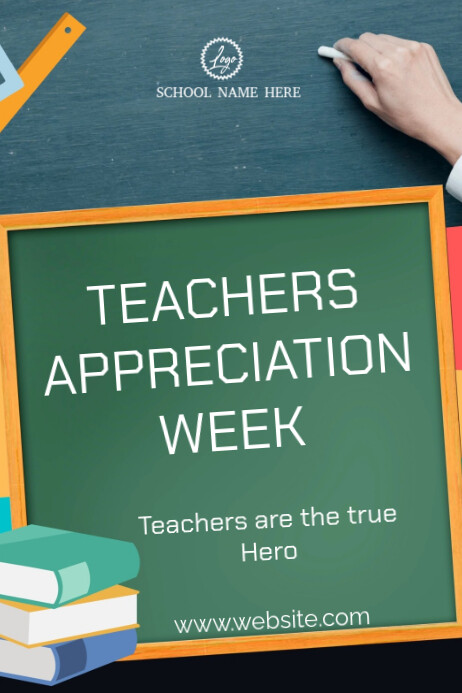 Copy of Aqua Modern & Minimal Teacher Appreciation Week Poster ...