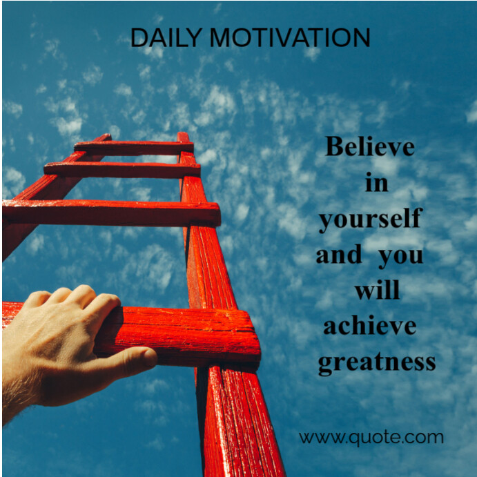 Aqua Motivational Quote Instagram Post Template | PosterMyWall