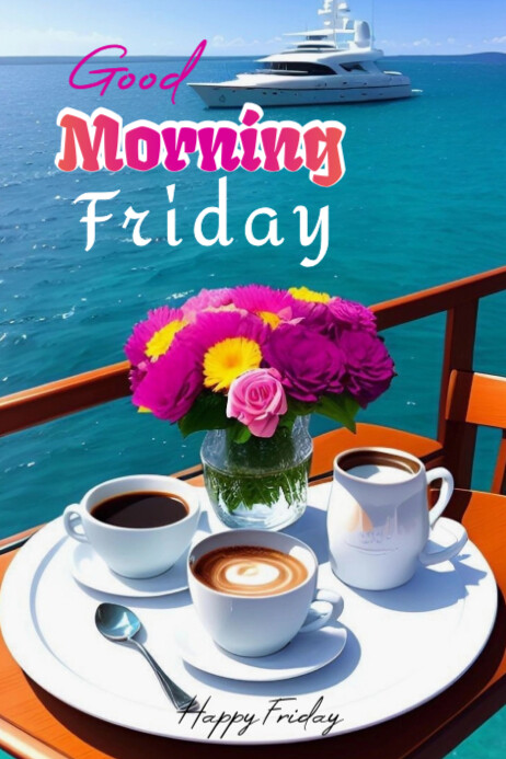 Copy of Aqua Pastel Good Morning Poster | PosterMyWall