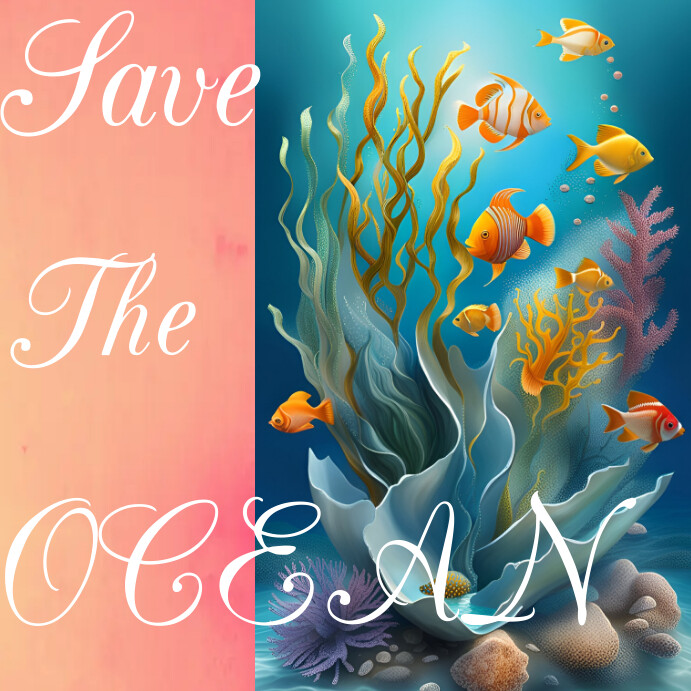 Copy of Aqua Pastel Ocean Day Design Template Instag | PosterMyWall