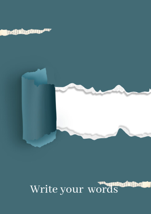 Aqua Professional Announcement Templates A4 | PosterMyWall