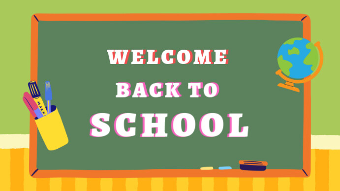Aqua Professional Back To School Classroom Room Posters Digital Display ...