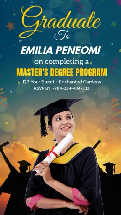 Plantilla de Aqua Professional Goodbye Card Template Instagram Story ...