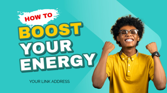 Plantilla de Aqua Professional How To Boost Your Energy Thumbnail For ...