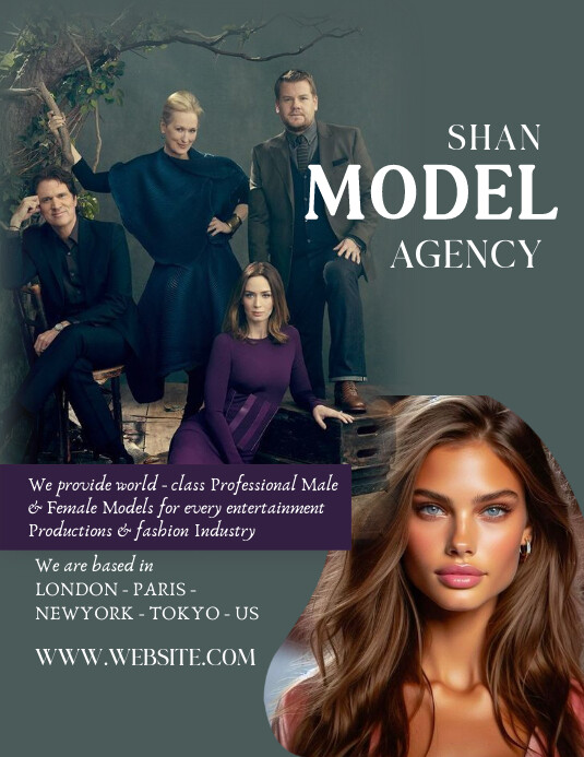 Copy of Aqua Professional Model Flyer (us Letter) | PosterMyWall