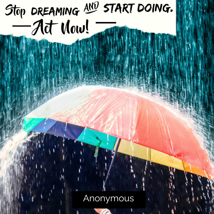 Copy of Aqua Professional Quote Of The Day Instagram | PosterMyWall