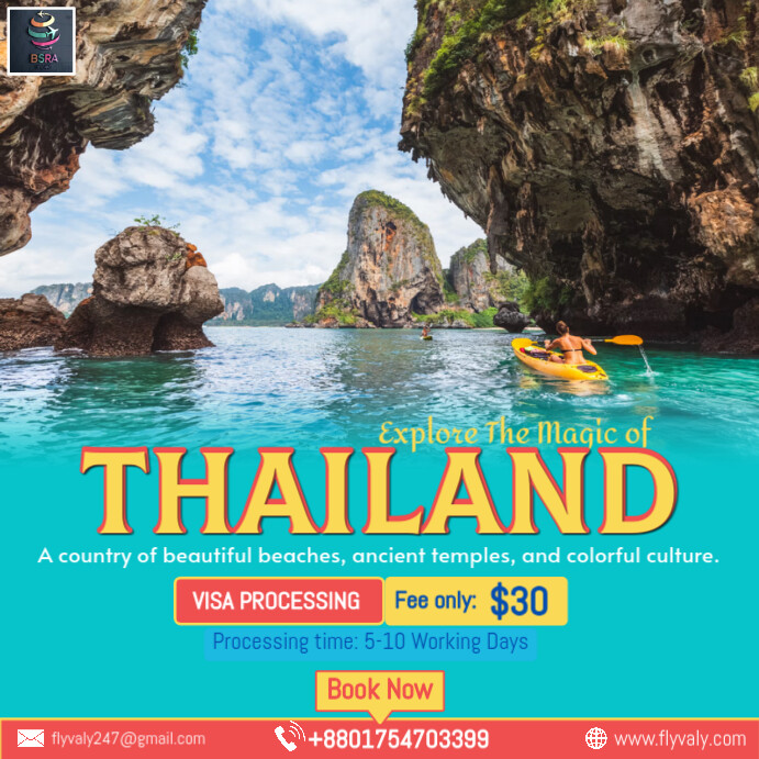 Copy of Aqua Professional Thailand Visa Processing Ads Template ...