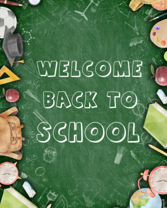 Aqua Professional Welcome Back To School / Welcome To School Instagram ...