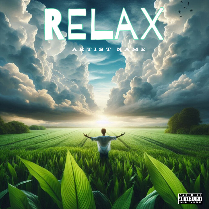 Aqua Relax Mixtape Album Cover Album Cover Template | PosterMyWall