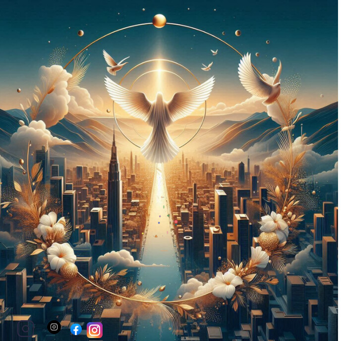 Aqua Religion Album Cover Templat | PosterMyWall