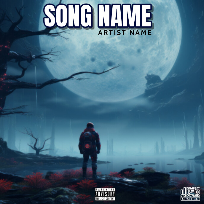 Plantilla de Aqua Song Name Album Cover | PosterMyWall