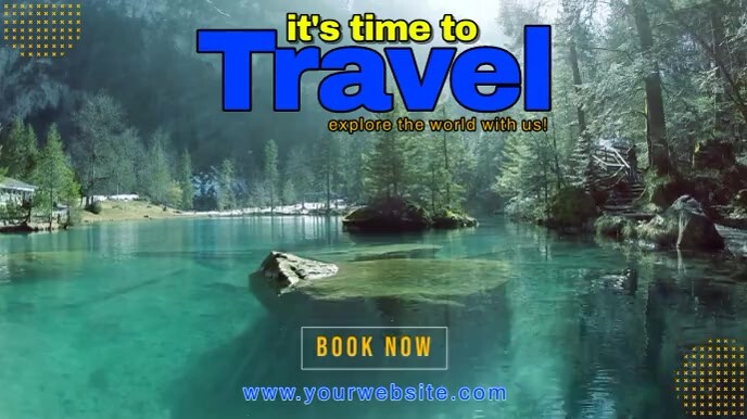 Copy of Aqua Travel Tampilan Digital (16:9) | PosterMyWall