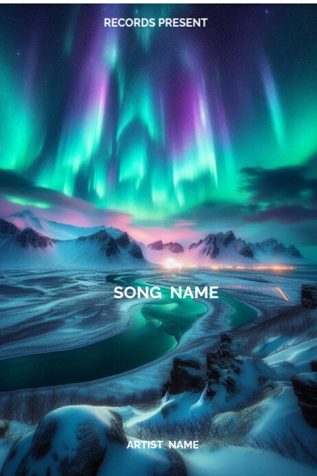 Aqua Vintage Poster For Sound Tracks Poster Template | PosterMyWall