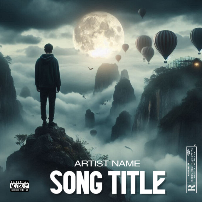 Aqua Vintage Sad Lonely Fog Song Mixtape Album Cover Art Album Cover ...