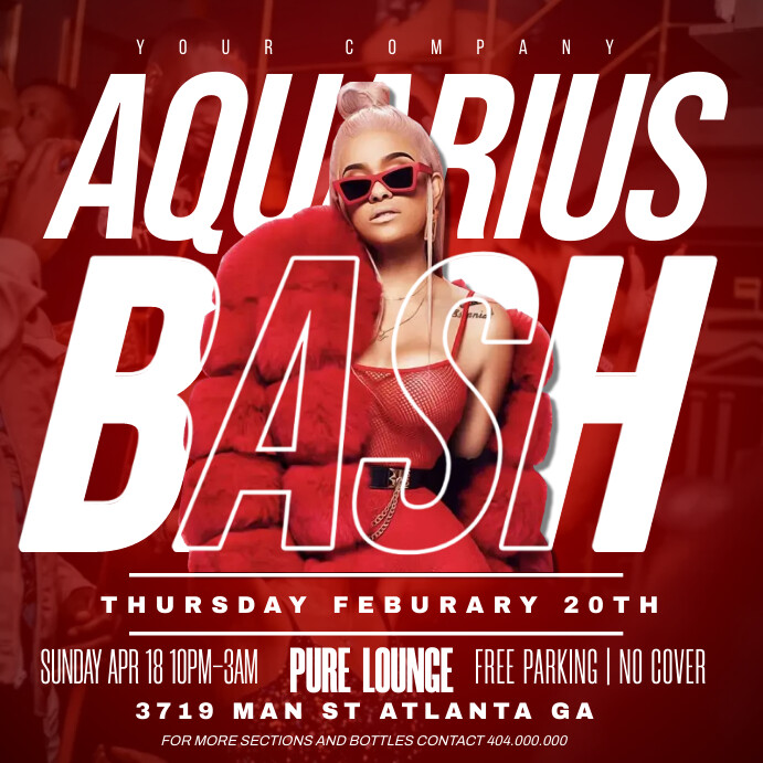 Aquarius Template | PosterMyWall