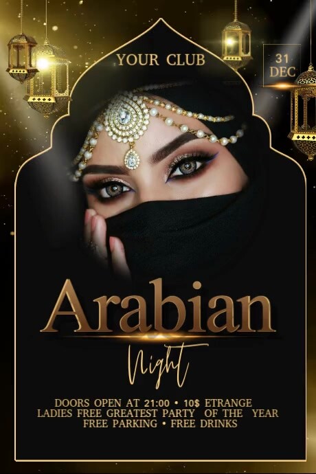 Arabian Night Banner' Template | PosterMyWall