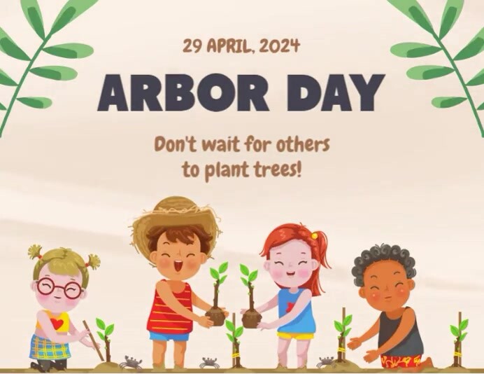 Arbor Day Planting Ceremony Template | PosterMyWall