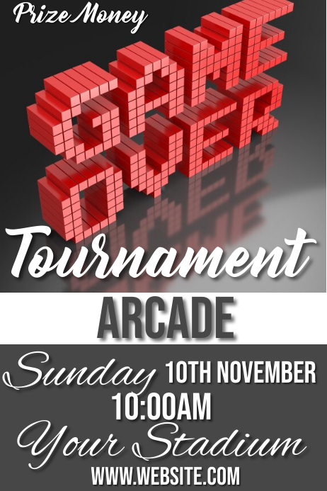 Arcade Template | PosterMyWall