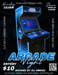 Arcade Night Template | PosterMyWall