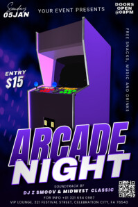 Arcade Games Template | PosterMyWall