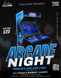 Arcade Night Template | PosterMyWall