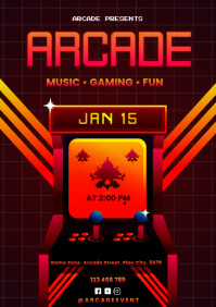 Arcade Night Template | PosterMyWall