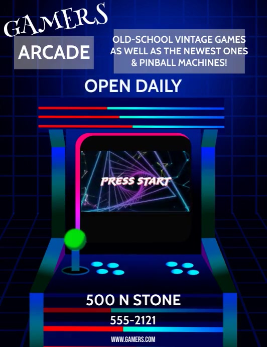 Plantilla de ARCADE VERSION 1 | PosterMyWall