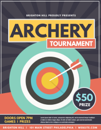 Archery Tournament Flyer Template | PosterMyWall