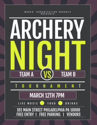 Archery Tournament Flyer Template | PosterMyWall