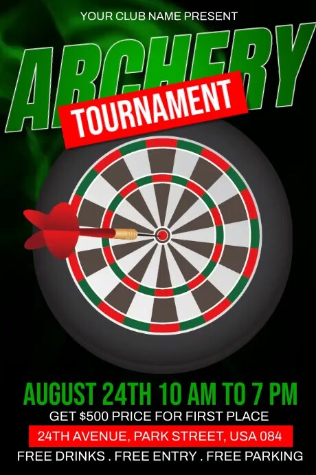 Archery Tournament Ads Template | PosterMyWall