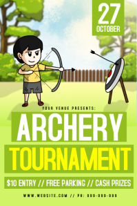Archery Tournament Poster Template | PosterMyWall