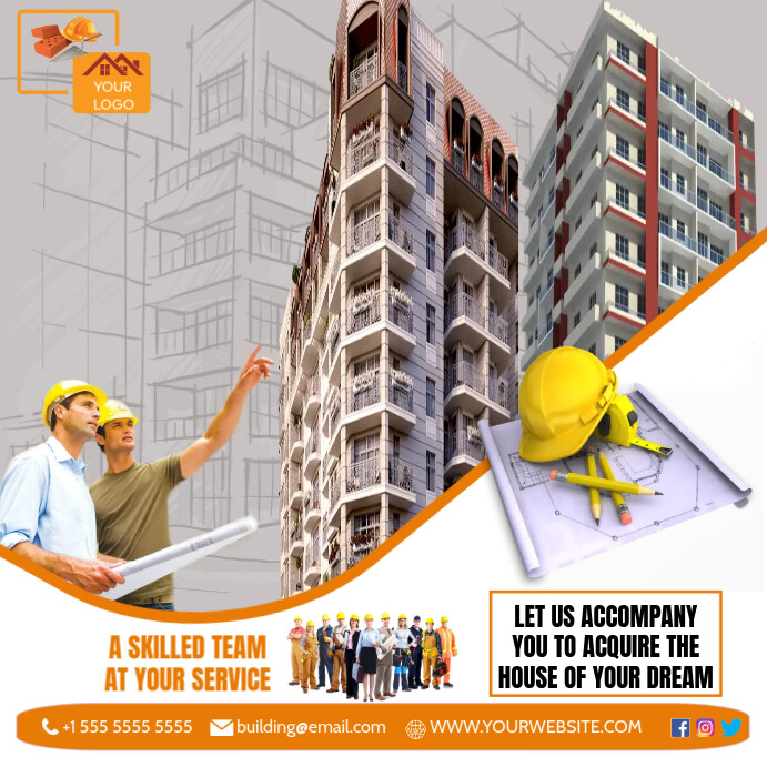 architectural & engineering firm template | PosterMyWall