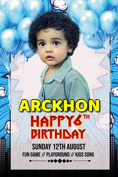 Archon Birthday Ads Template | PosterMyWall