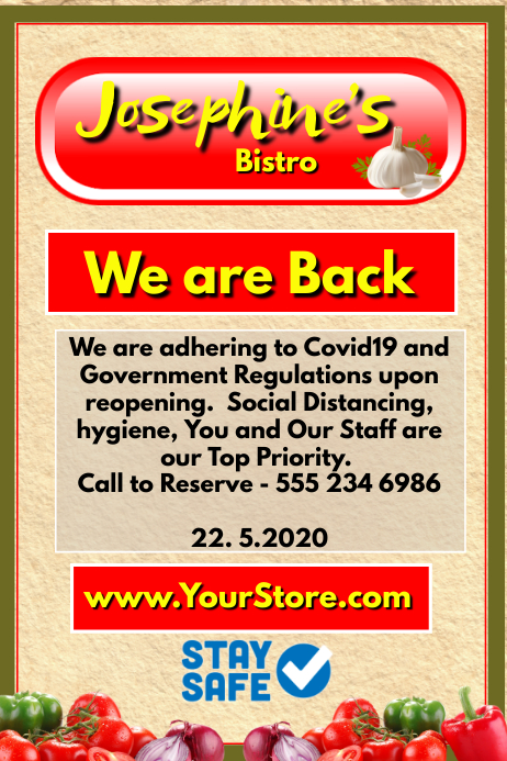 are Back Open Template | PosterMyWall