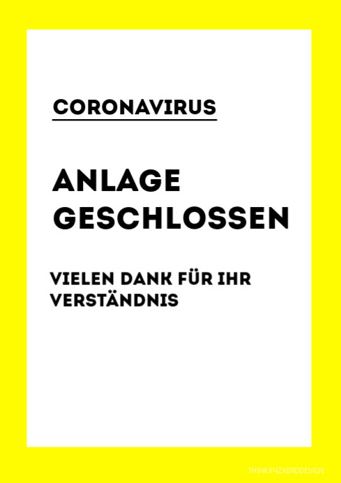 Area Closed Temporarily Closed Information Cu Template | PosterMyWall