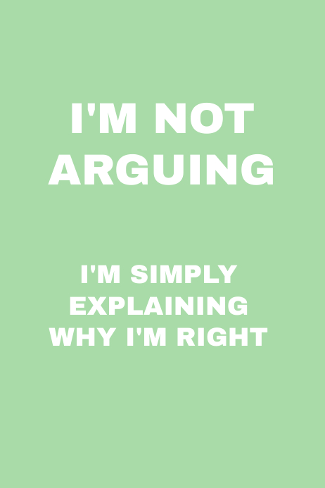 Arguing Template | PosterMyWall