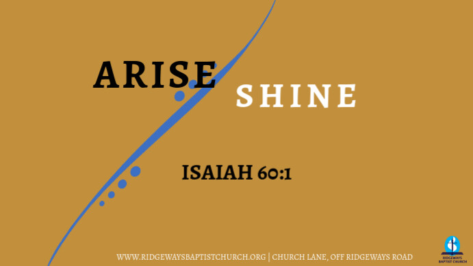 Arise Shine Template | PosterMyWall